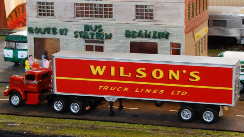 Wilson Truck Lines, Ltd. Autocar DC95 Truck Tractor & 40' Trailer - By ...