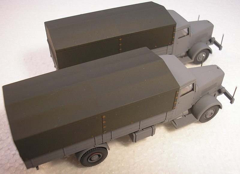 WWII German Hanomag 4 Ton Trucks - By Rick Hoskinson