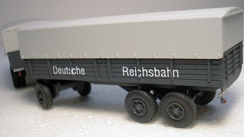 WWII German Mercedes Benz L6500 Truck & Three Axle Trailer - By Rick ...