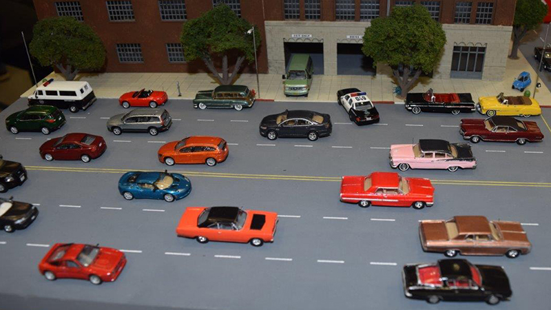 Street Intersection Automobile Diorama - By Markus Meier